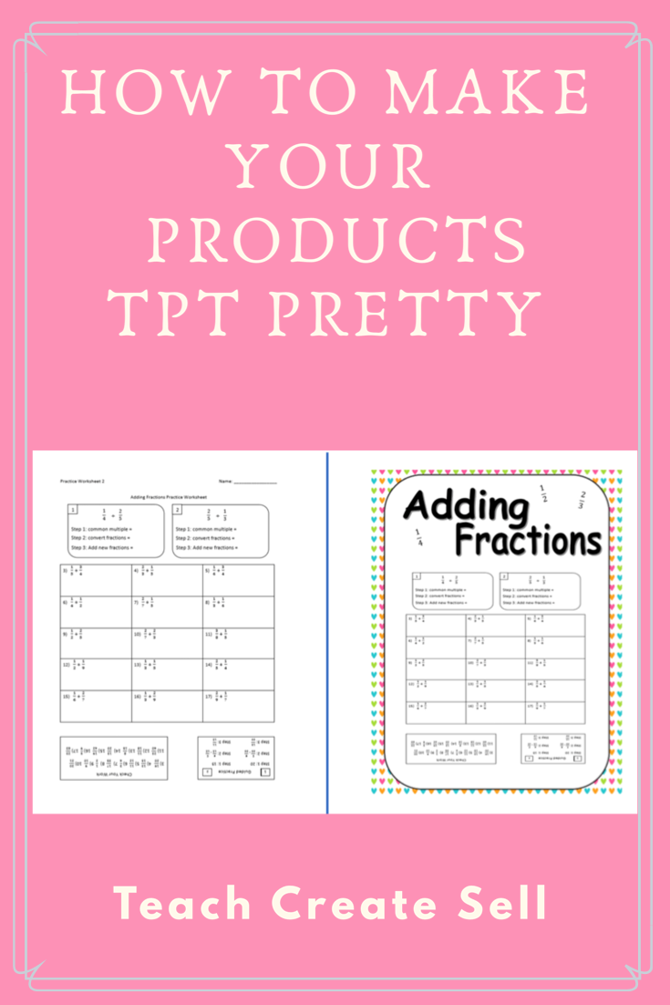 5 Tips to Make your Products TpT Pretty - Amplify Your TpT Income
