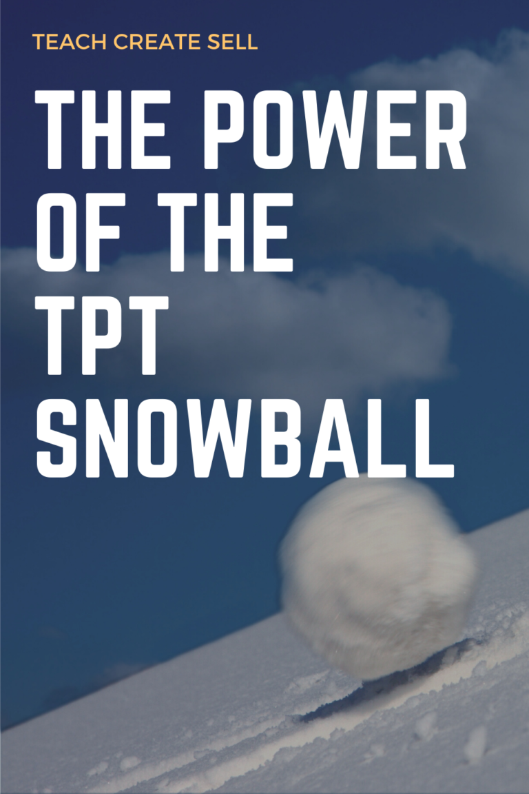 The Teachers Pay Teachers Snowball - Amplify Your TpT Income