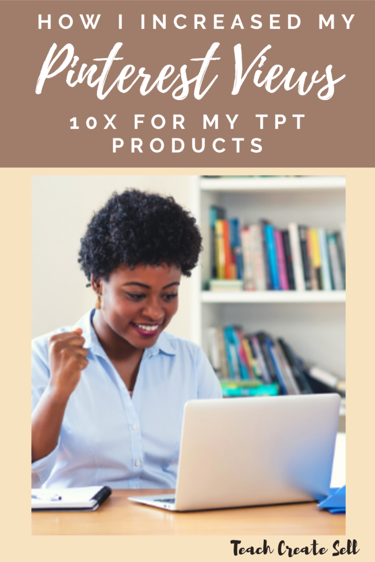 How I increased my Pinterest Views on my TpT Products by 10x - Amplify ...