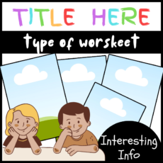Creating a Great Cover Image for your Teachers Pay Teachers Product ...