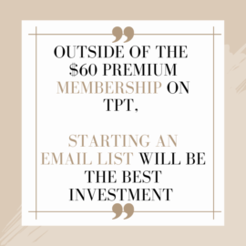 Email Marketing Starter Kit for the TpT Seller - Amplify Your TpT Income
